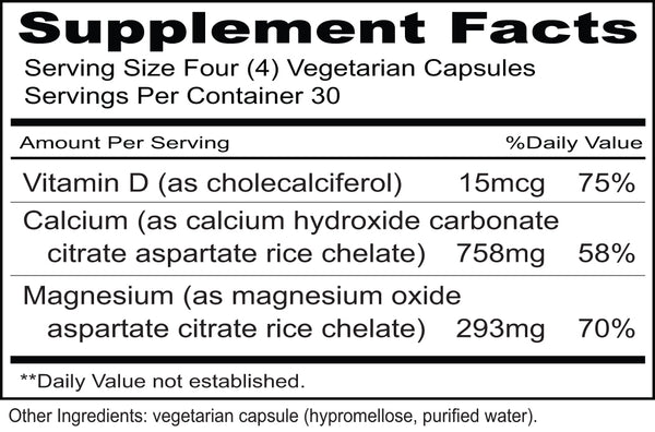 Cal Mag + Vit D3 | Calcium Supplement with Vitamin D - Priority One ...