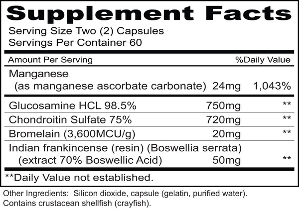 Joint Flex Pills - Glucosamine & Chondroitin Sulfate Tablets - Priority ...