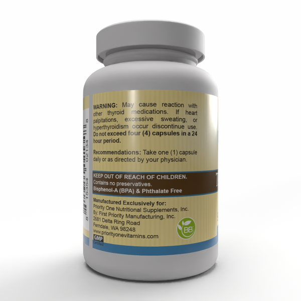 Thyroid Glandular — NZ Grass-Fed 32.5mg, 65mg or 130mg | Priority One ...
