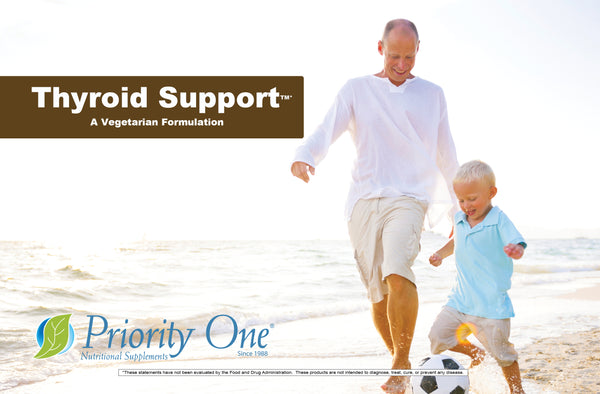 Suplementos de apoyo a la tiroides - 60 cápsulas | Prioridad uno - Priority One Nutritional ...