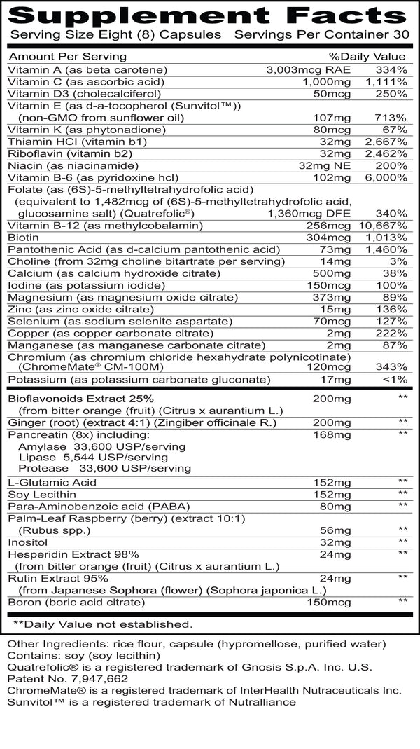 Women's Multi-Vitamin without Iron - 240 Capsules | Priority One ...